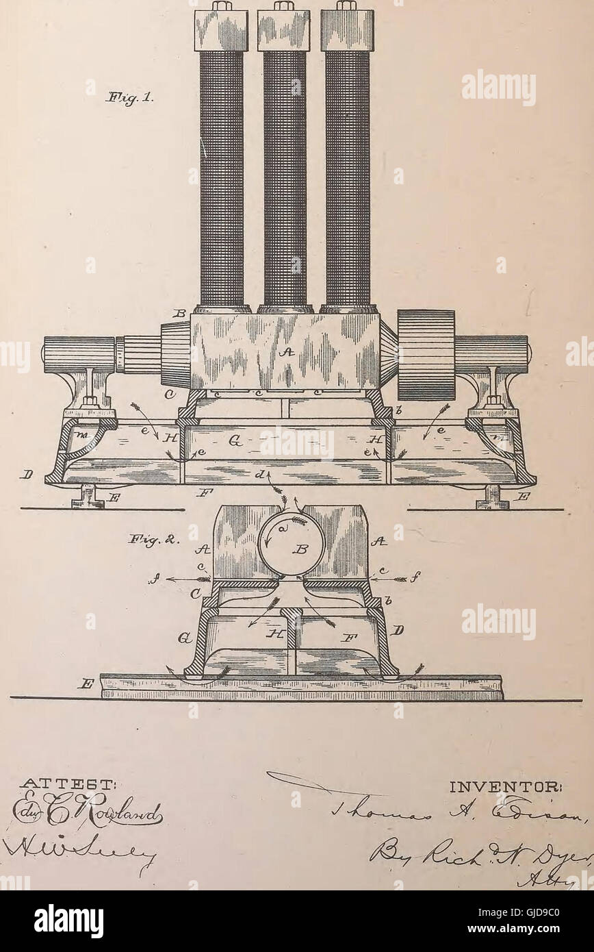 This collection features patents granted to Thomas Edison between 1869 ...