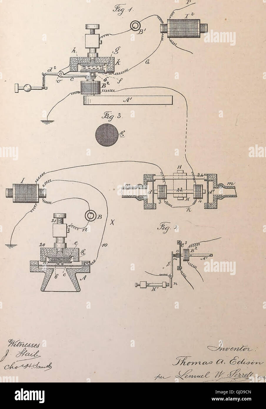 This collection showcases U.S. patents granted to Thomas Edison between ...
