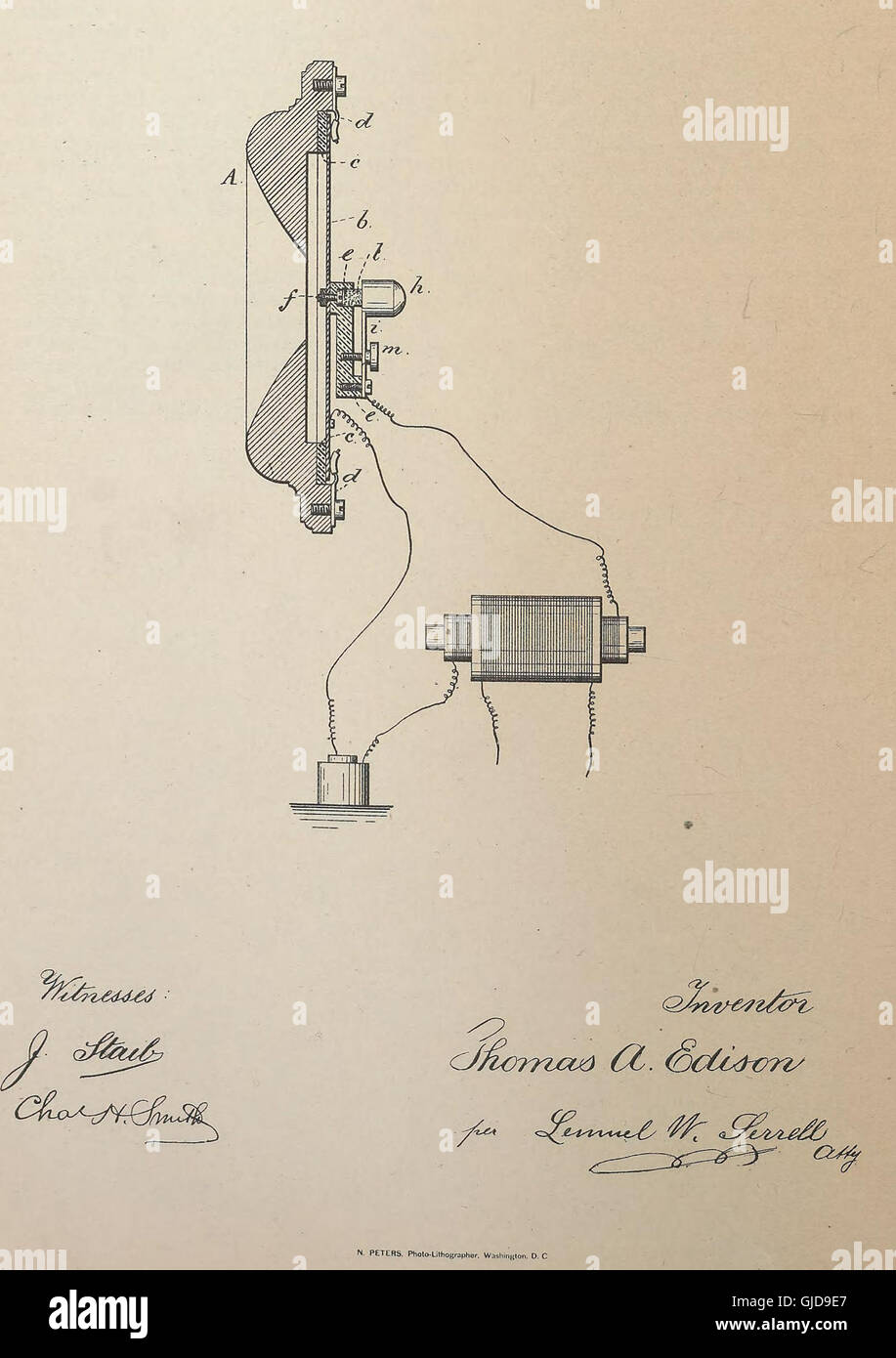'Collection of United States Patents Granted to Thomas A. Edison, 1869 ...