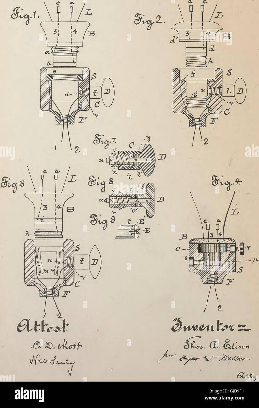 This collection details the U.S. patents granted to Thomas A. Edison ...