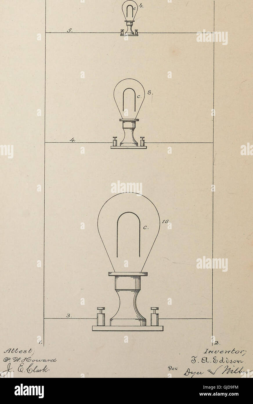 This collection of patents granted to Thomas A. Edison between 1869 and ...