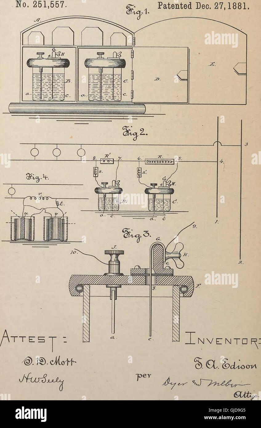 This 1869 collection compiles patents granted to inventor Thomas A ...