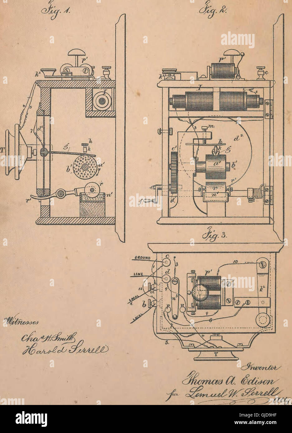 This collection of U.S. patents granted to Thomas Edison between 1869 ...