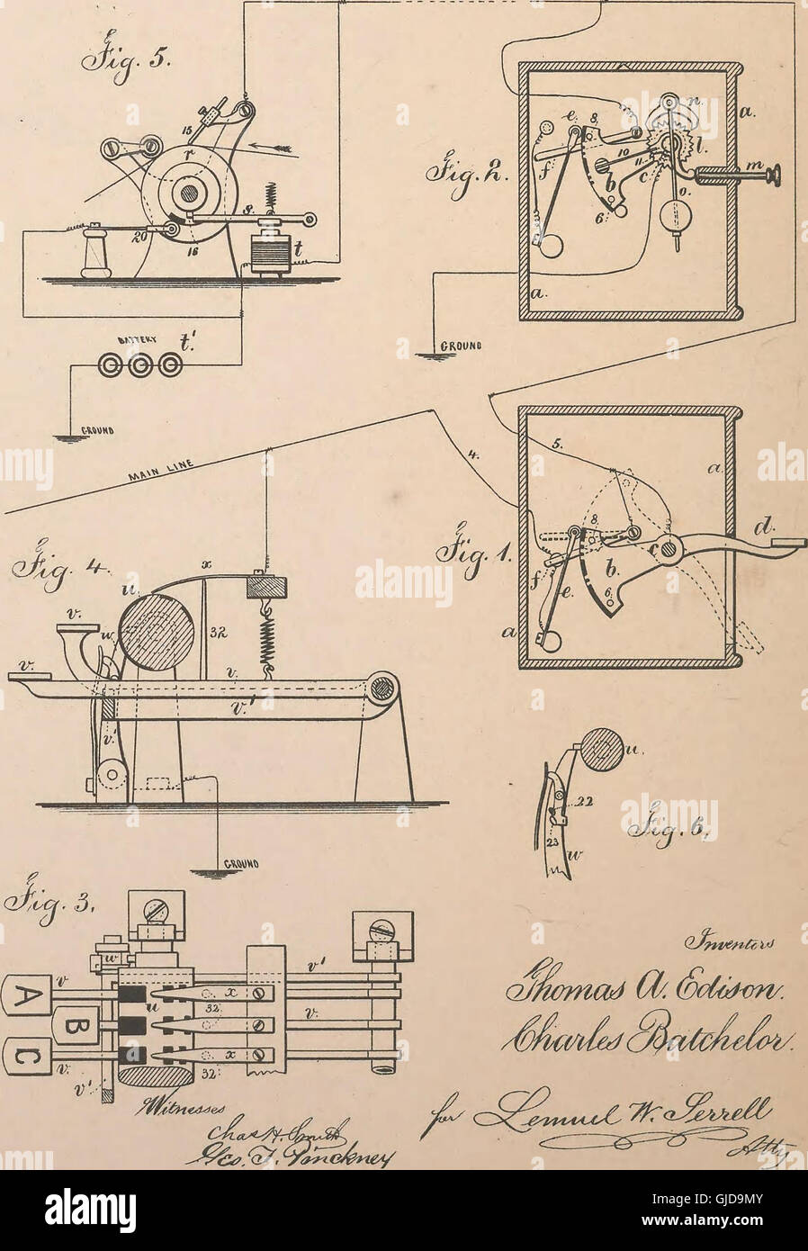 This collection includes U.S. patents granted to Thomas Edison from ...
