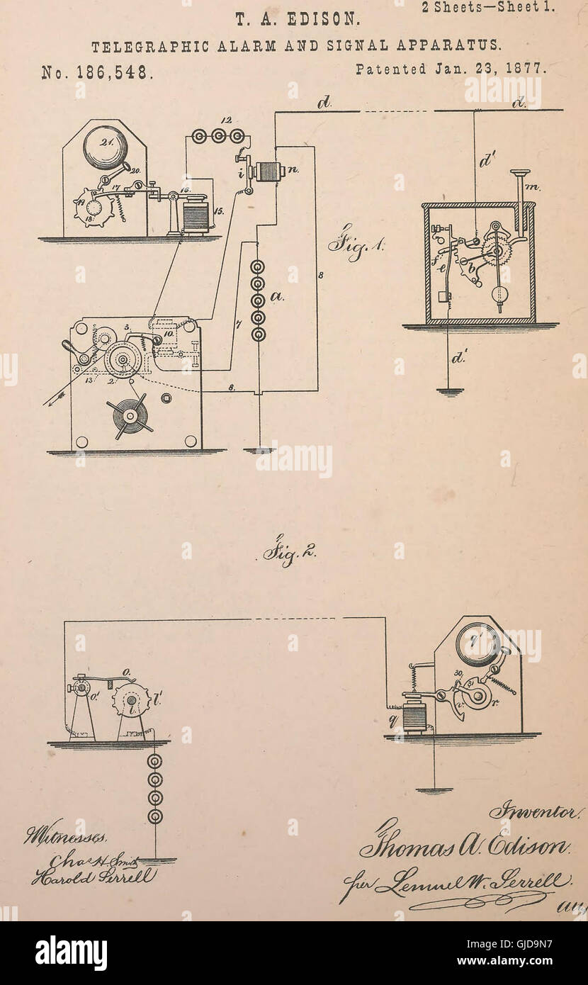 This collection compiles the U.S. patents granted to Thomas A. Edison ...