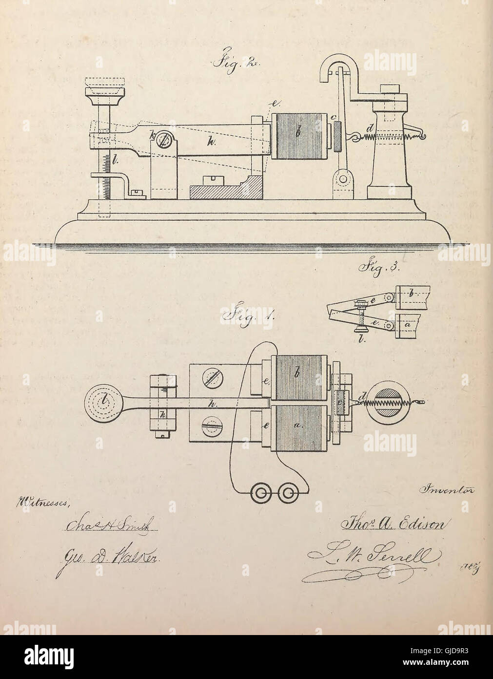 A collection of patents granted to inventor Thomas A. Edison between ...