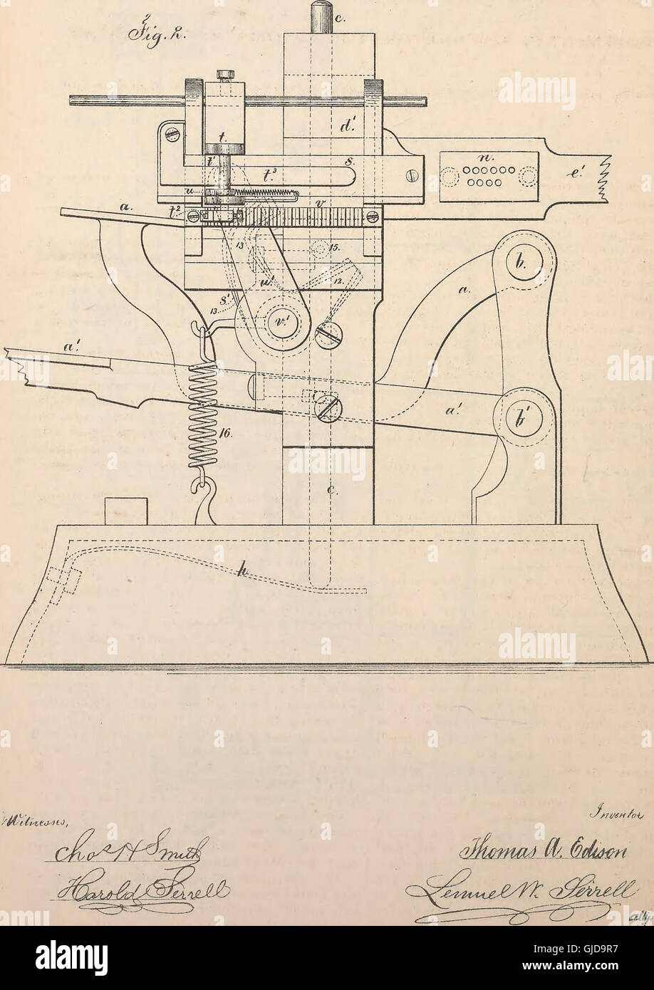 This collection details the patents granted to Thomas Edison between ...