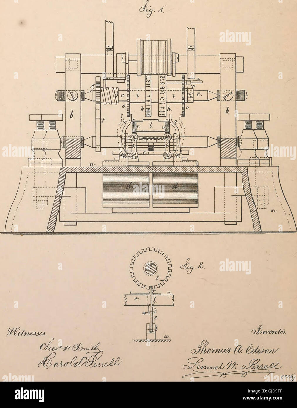 This collection of patents granted to Thomas Edison between 1869 and ...
