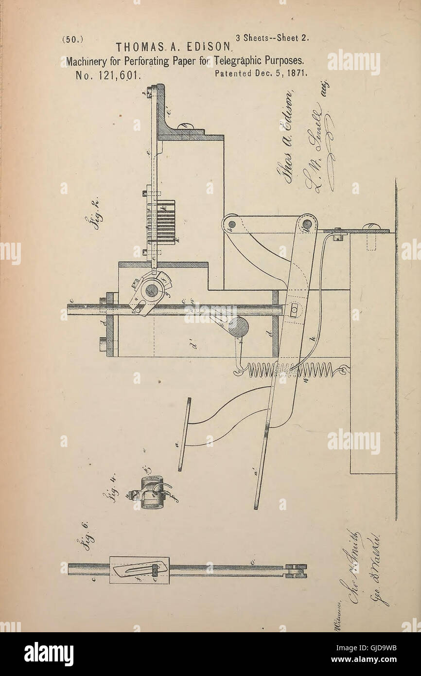 This collection presents the patents granted to Thomas A. Edison ...