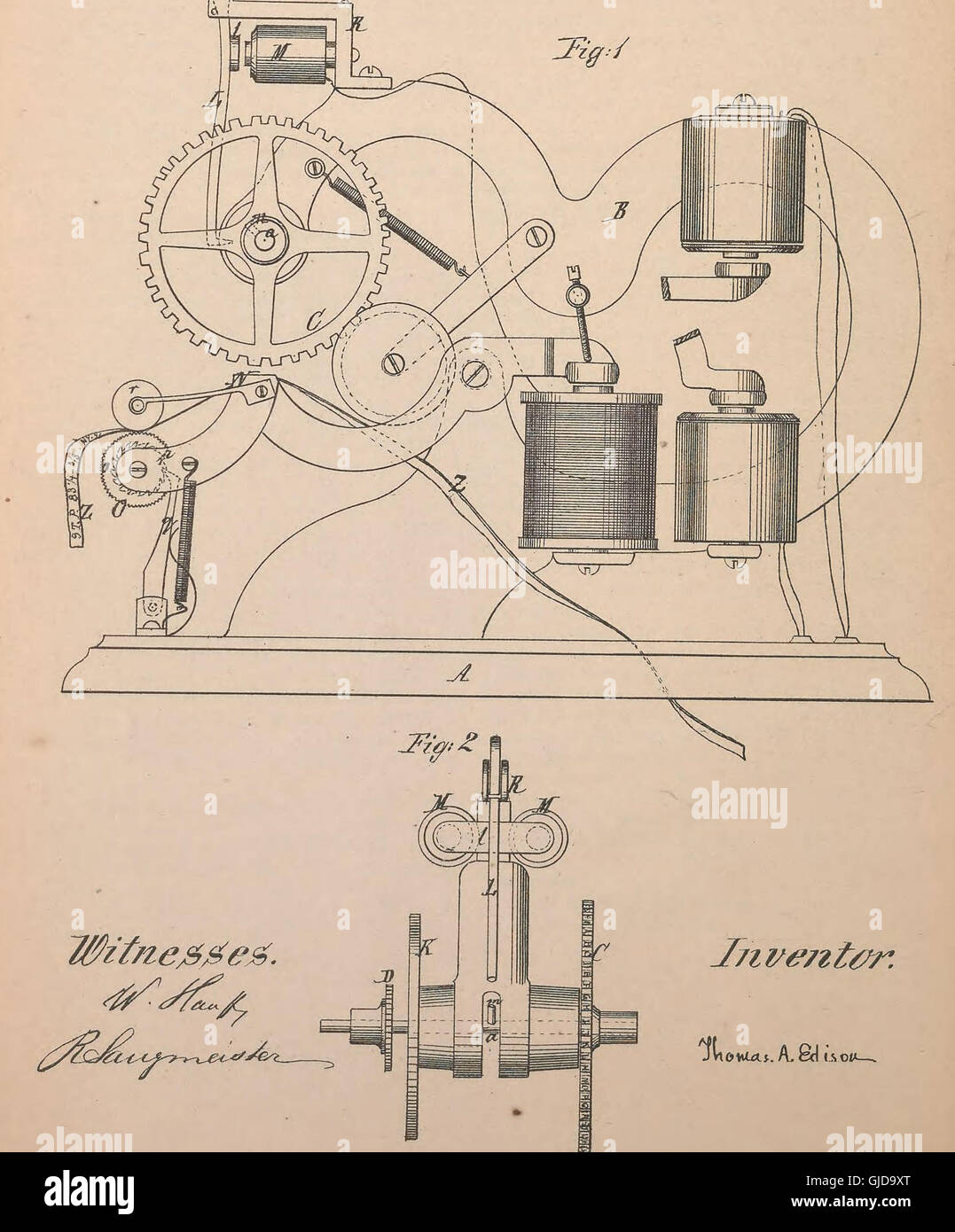 This collection of United States patents granted to Thomas Edison ...