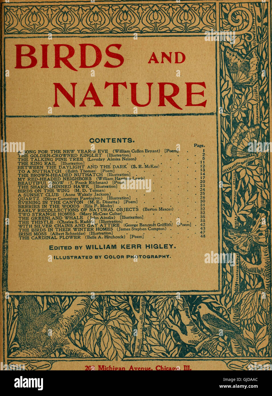 'Birds and Nature' (1902) is a publication dedicated to the study of ...