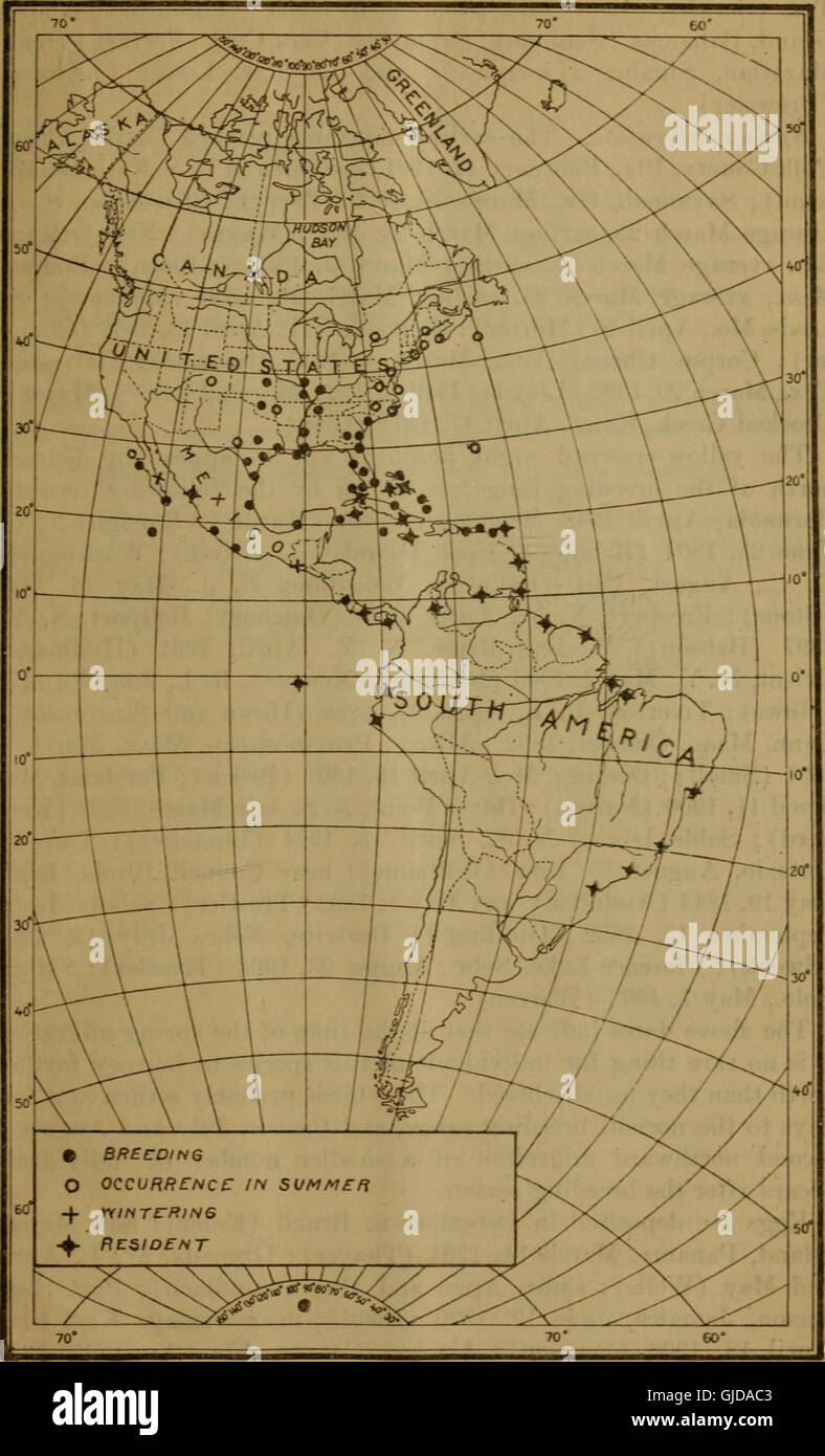 A 1913 scientific study on the distribution and migration patterns of ...