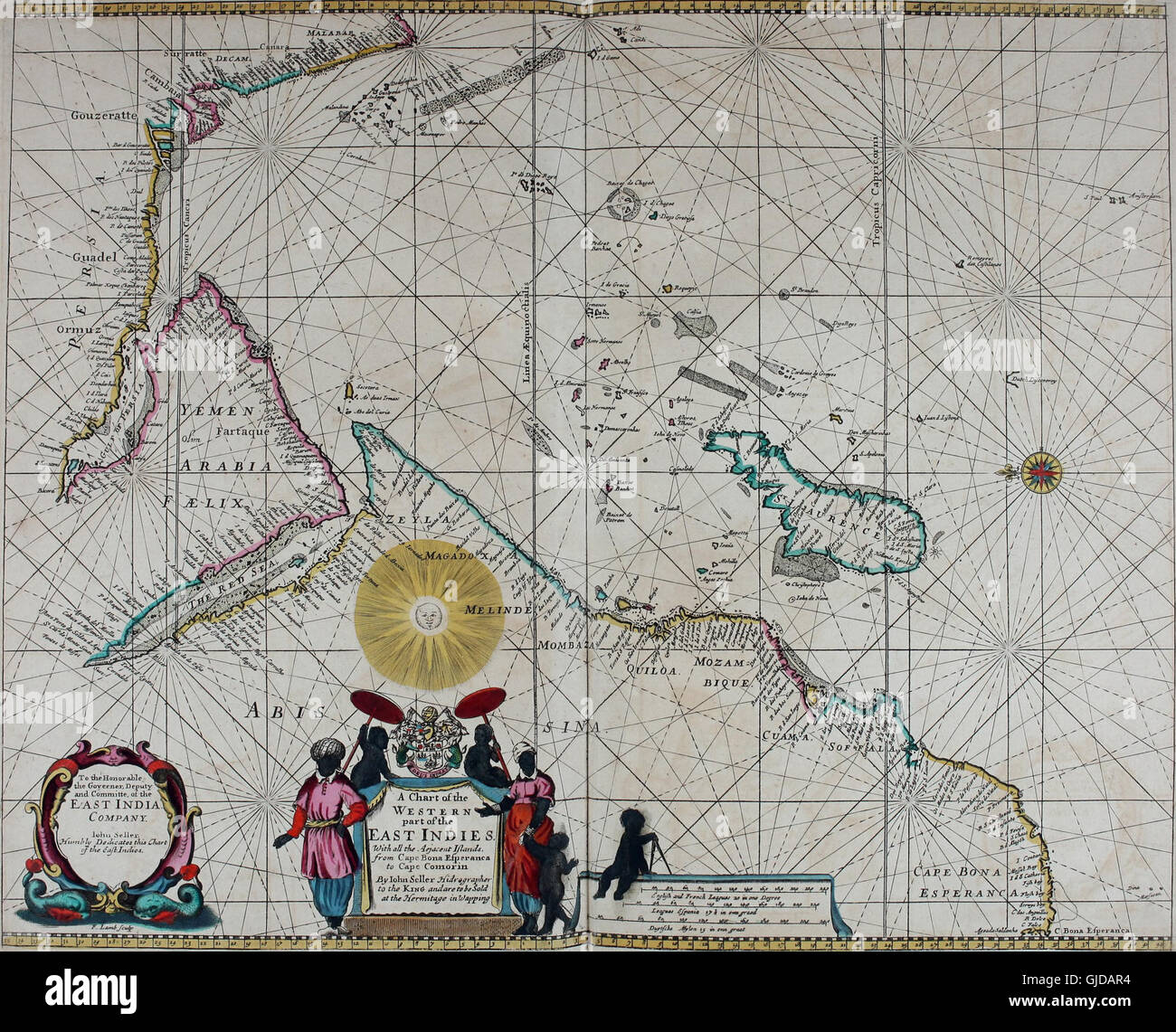 A maritime atlas featuring detailed charts of sea coasts, capes ...