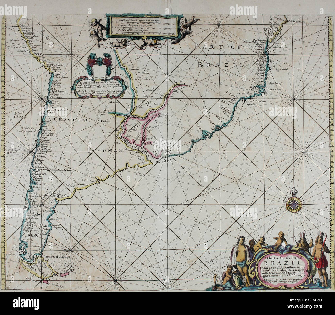 The Atlas Maritimus provides detailed charts of sea coasts, bays ...