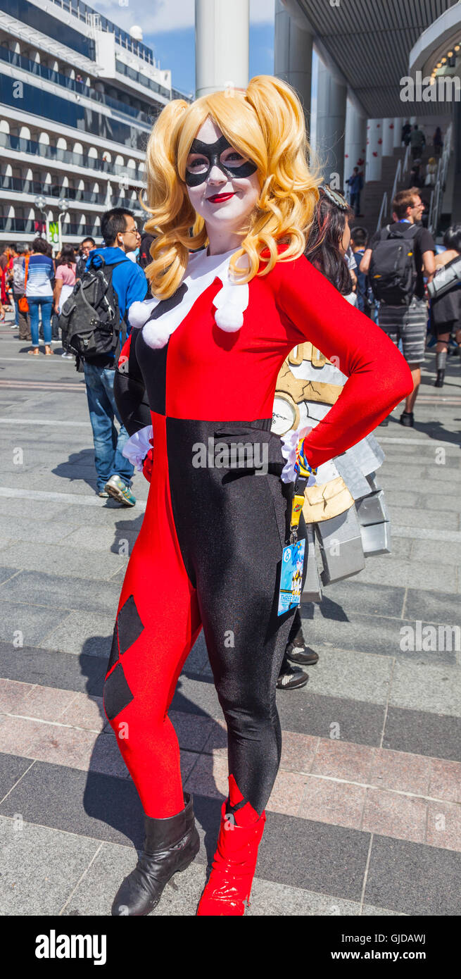 Scene from the Anime and Cosplay Convention in Vancouver, Canada Stock ...