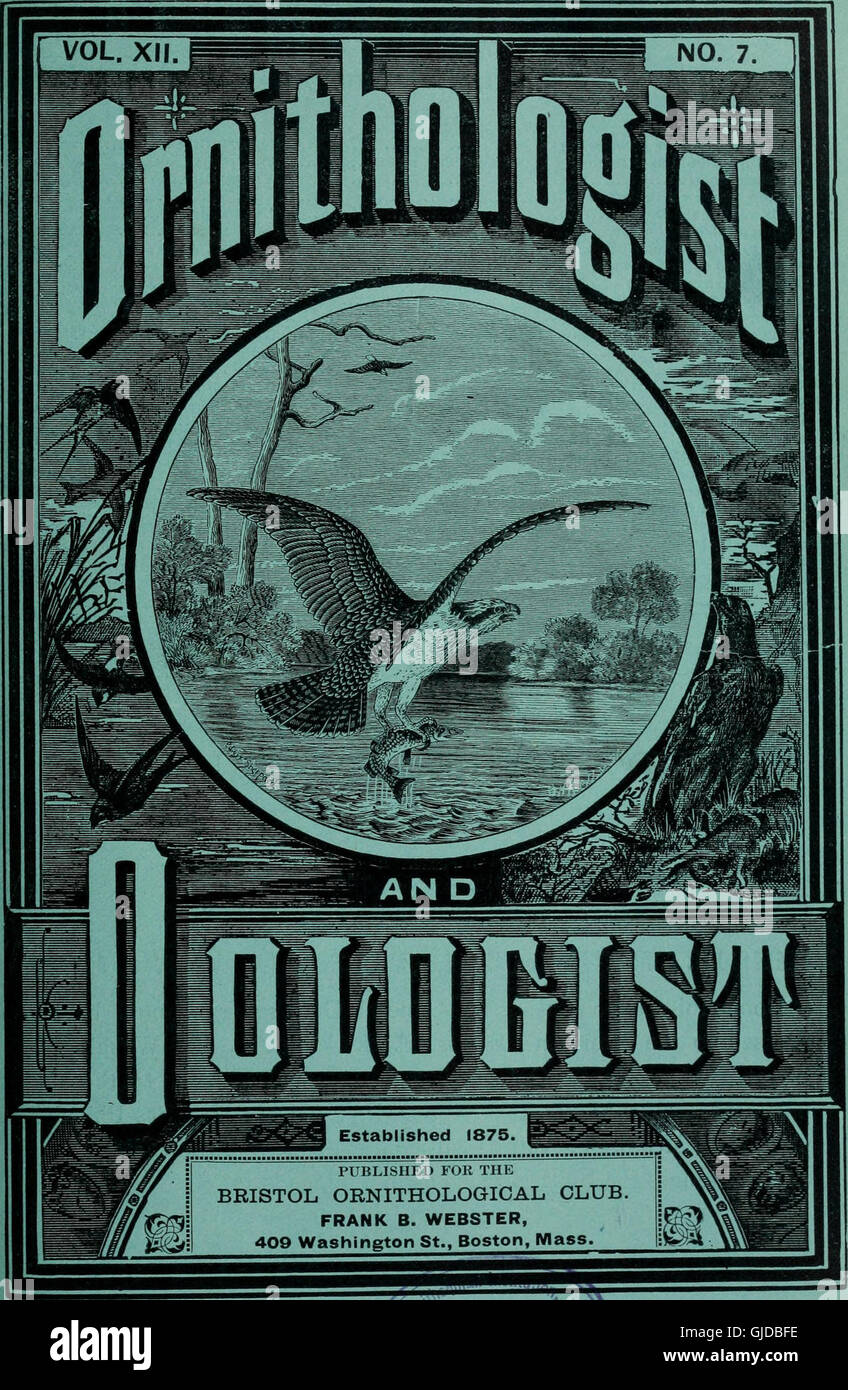 This 1887 work focuses on the study of birds and their eggs, detailing ...