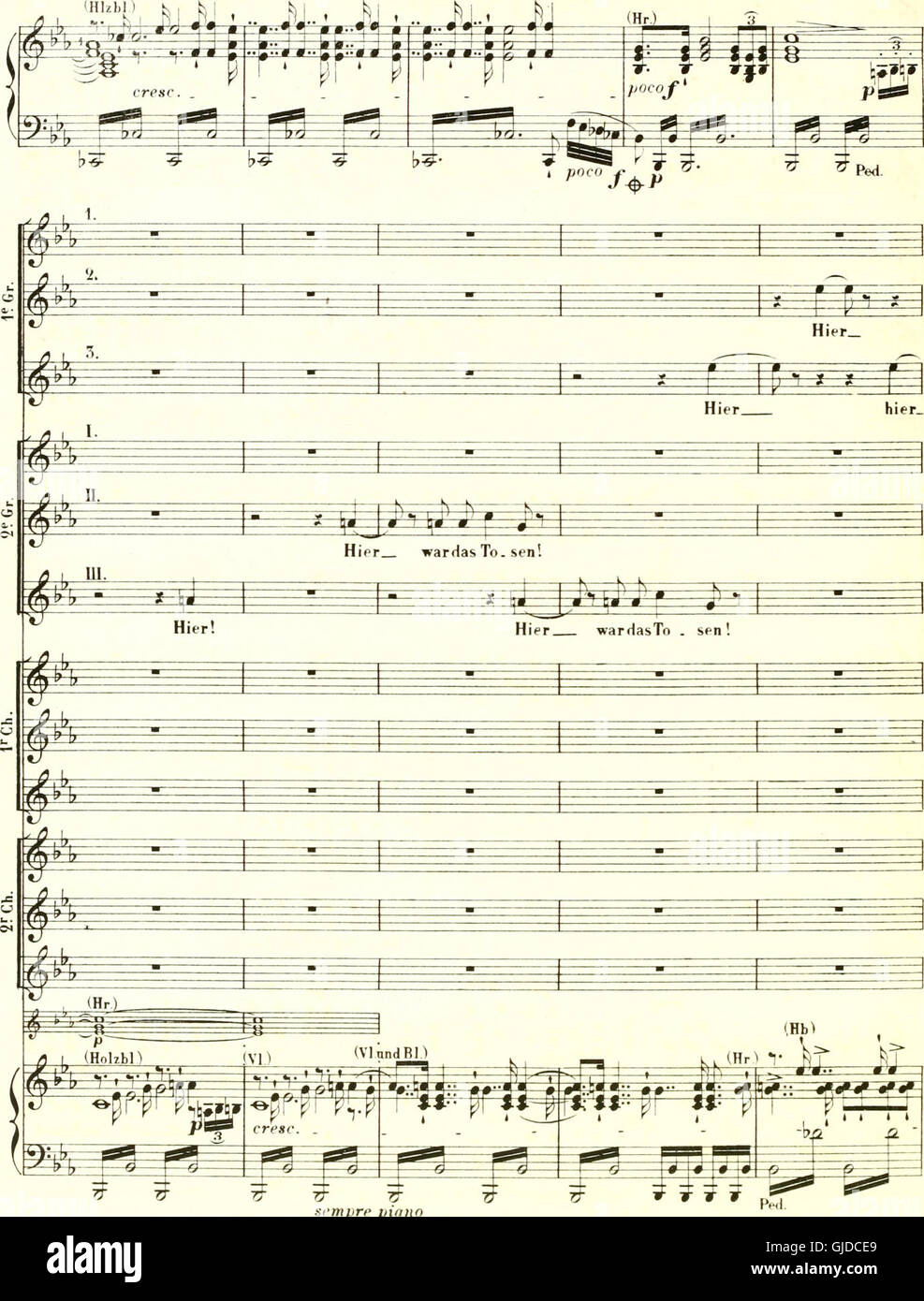 Published in 1882, this printed music edition of 'Parsifal' presents ...