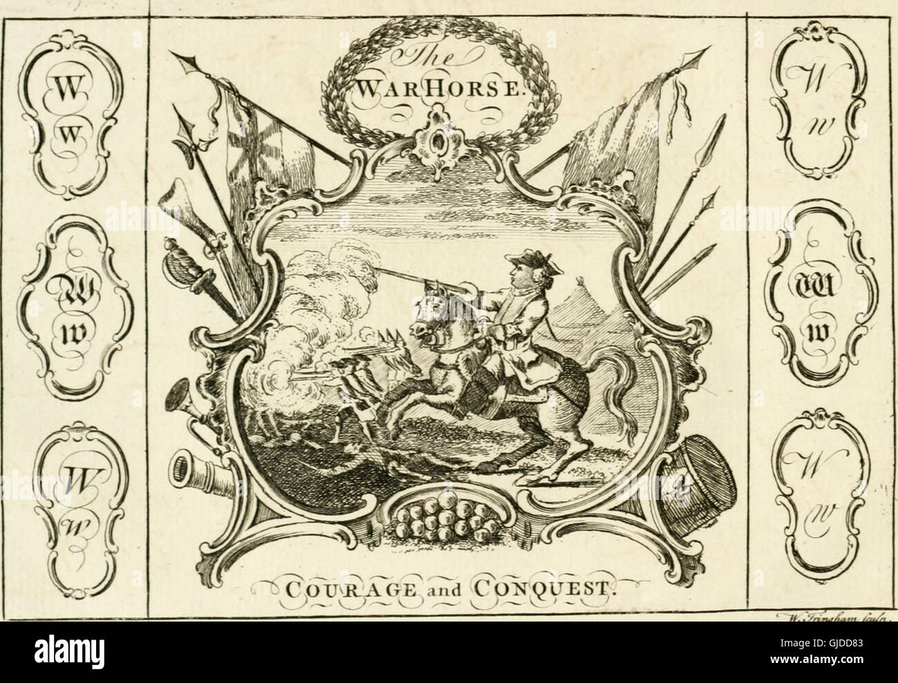 A guide from the 19th century designed to teach writing and drawing ...