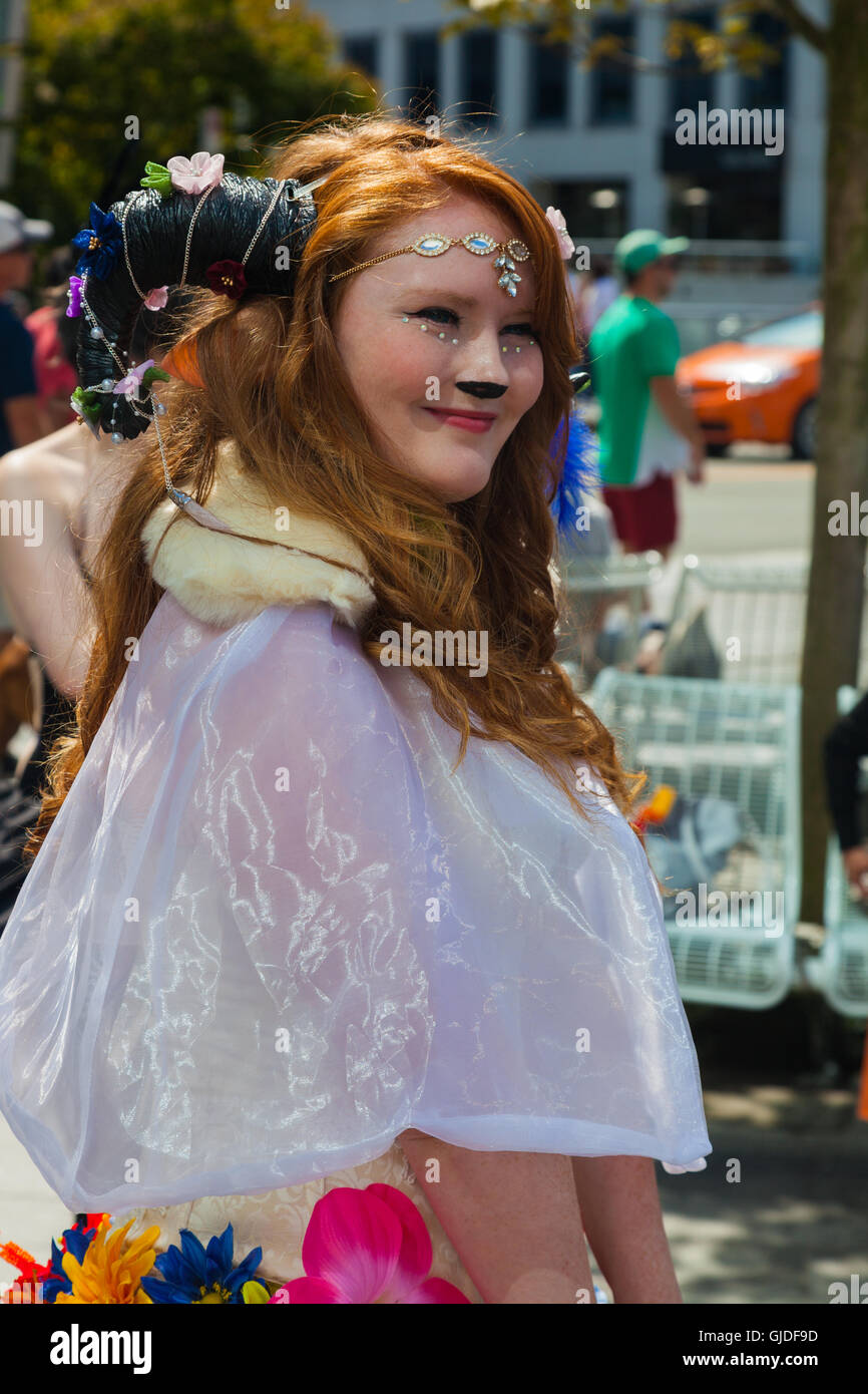 Scene from the Anime and Cosplay Convention in Vancouver, Canada Stock ...