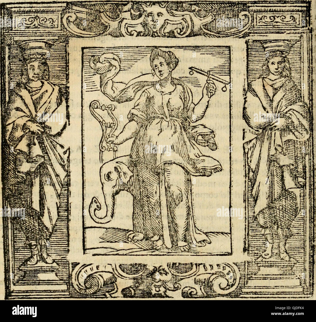 A 17th-century Italian text, 'Iconologia,' by Cesare Ripa, describing ...