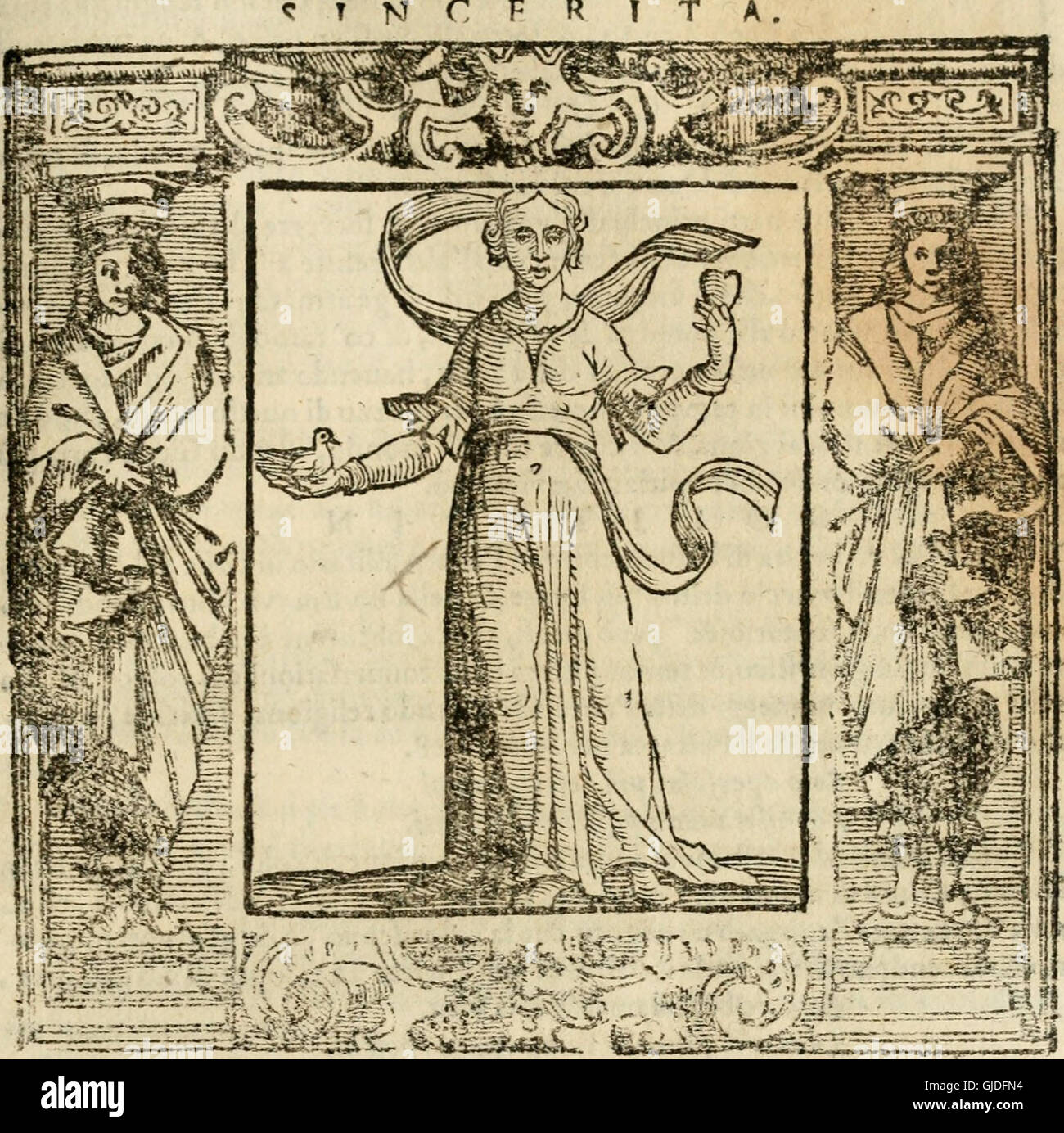 *Iconologia di Cesare Ripa* is a detailed work describing various ...