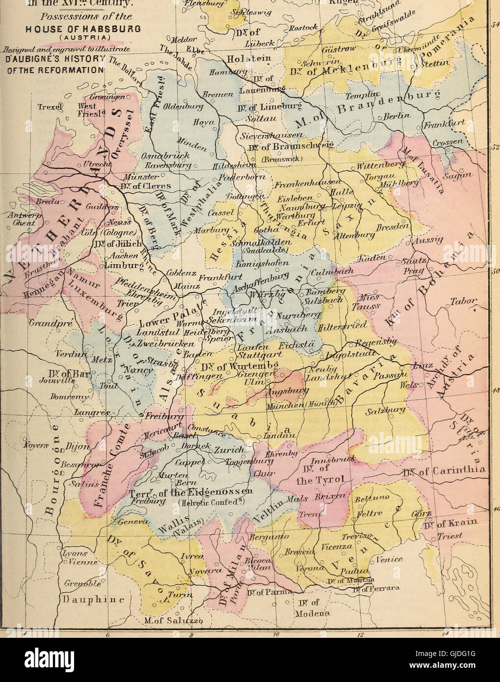 Map of calvin hi-res stock photography and images - Alamy