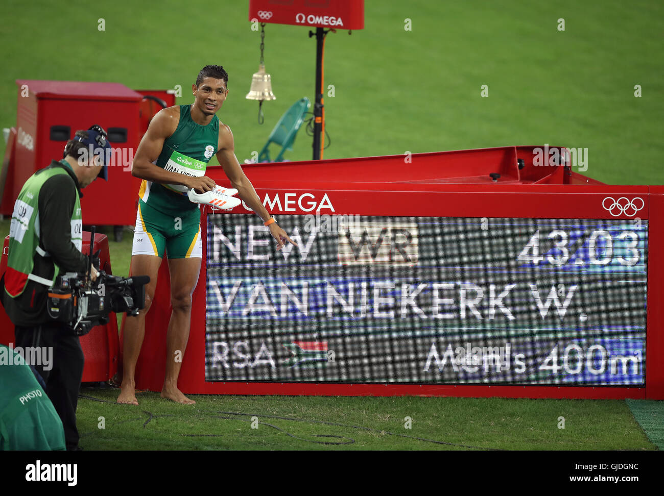 South Africa's Wayde van Niekerk has won the gold medal in the men's ...