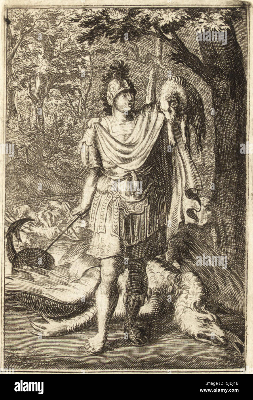 This 1695 work explains and illustrates heroic paintings by Hadrian ...