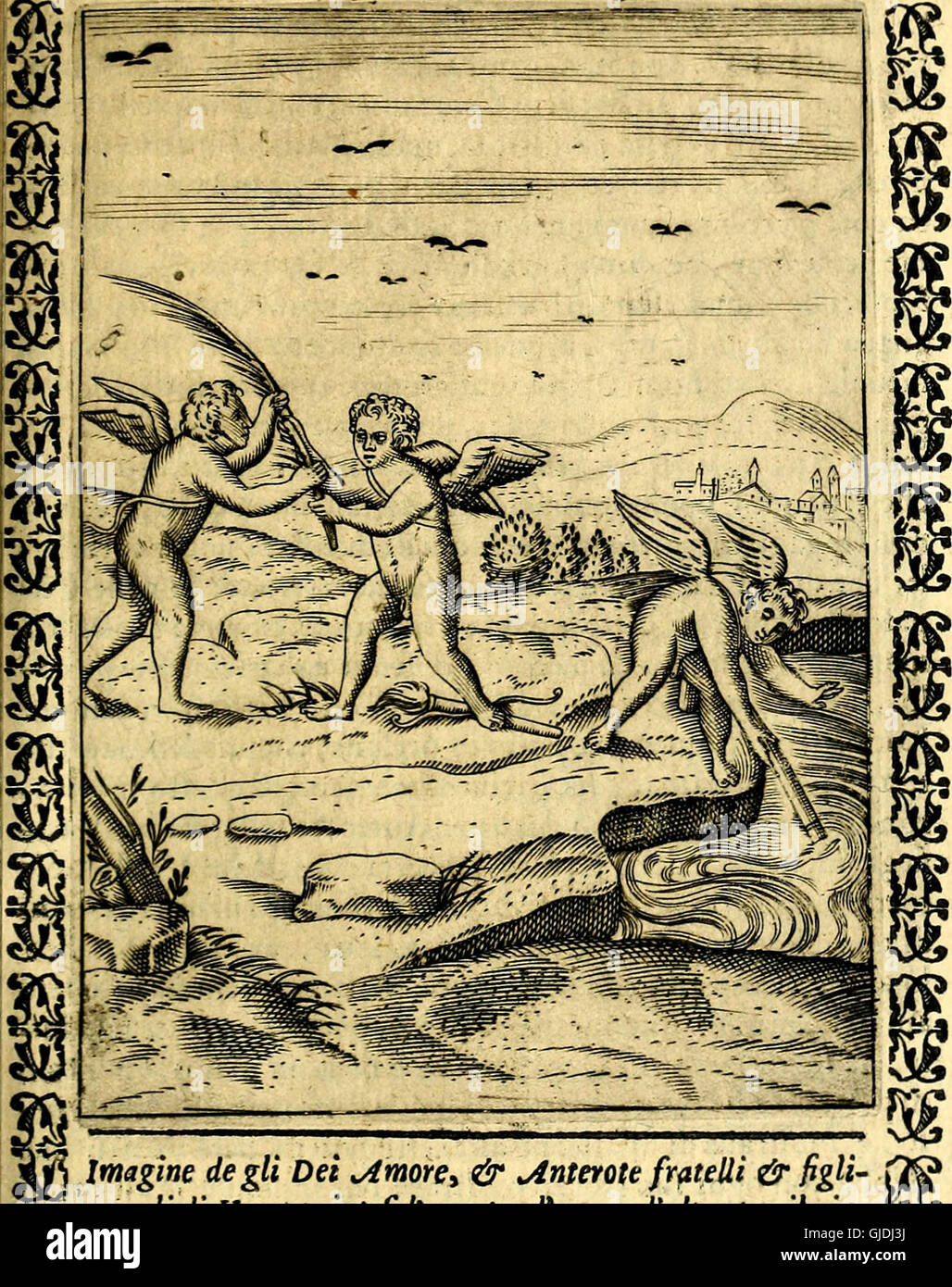 A historical visual collection from 1608, featuring images depicting ...