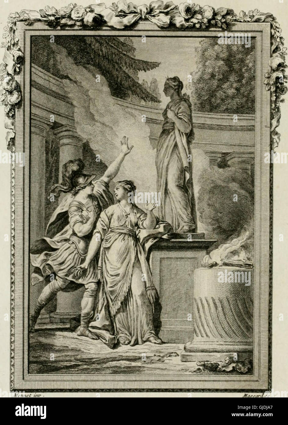 An 18th-century edition of Ovid's 'Metamorphoses', presented in both ...