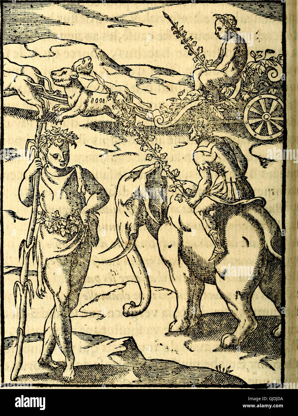 This historical text features depictions of ancient deities, idols ...