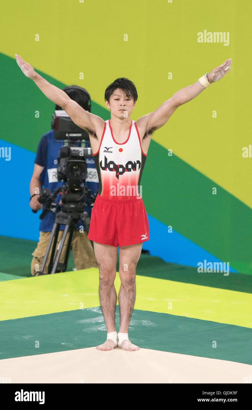 Rio de Janeiro, Brazil. 14th Aug, 2016. Kohei Uchimura (JPN) Artistic ...