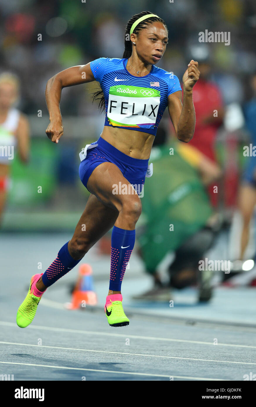 Allyson felix rio hi-res stock photography and images - Alamy
