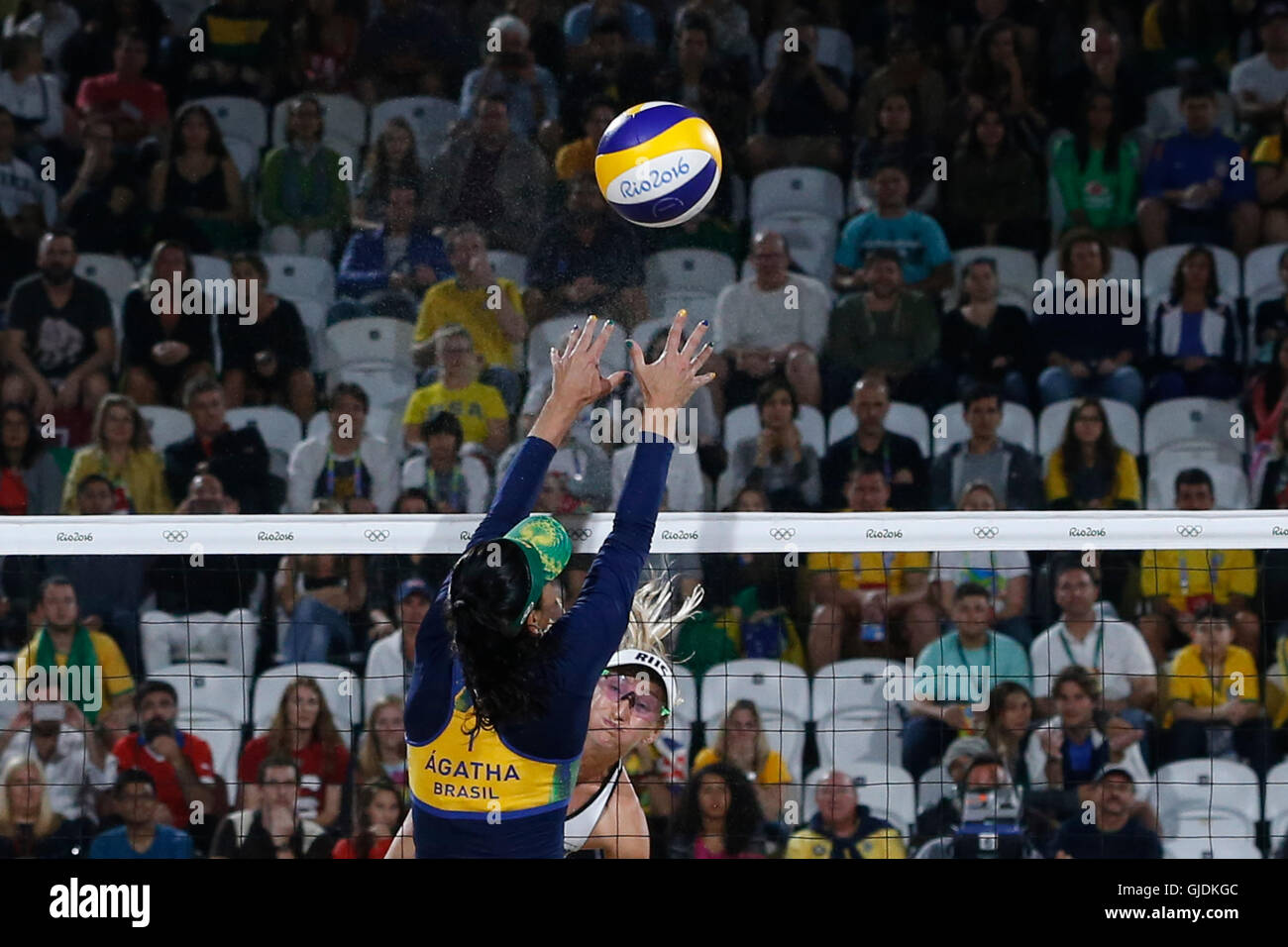 Rio de Janeiro, Brazil. 14th Aug, 2016. OLYMPICS 2016 BEACH VOLLEYBALL ...