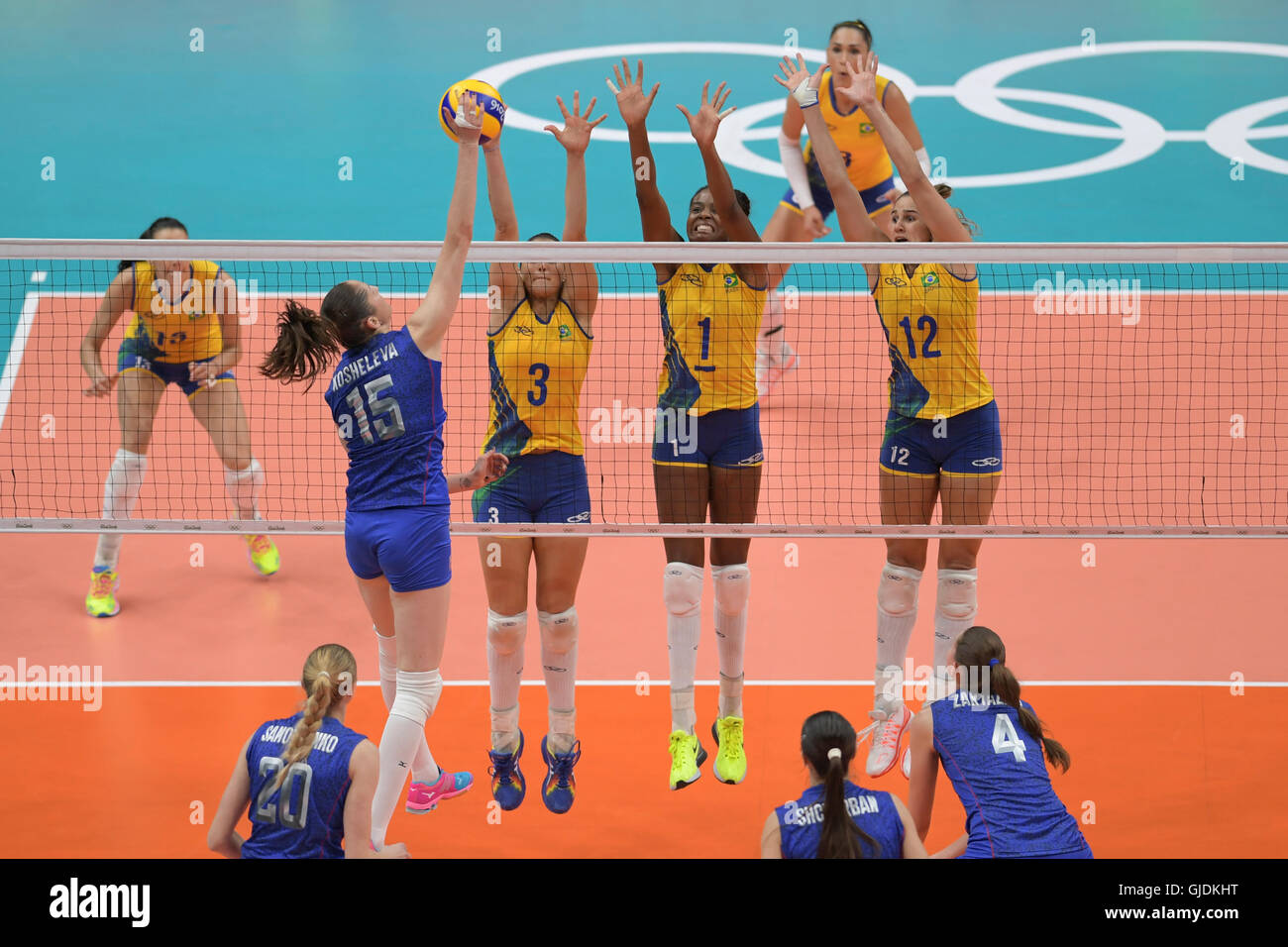 Rio de Janeiro, Brazil. 14th Aug, 2016. 2016 VOLLEYBALL OLYMPICS ...