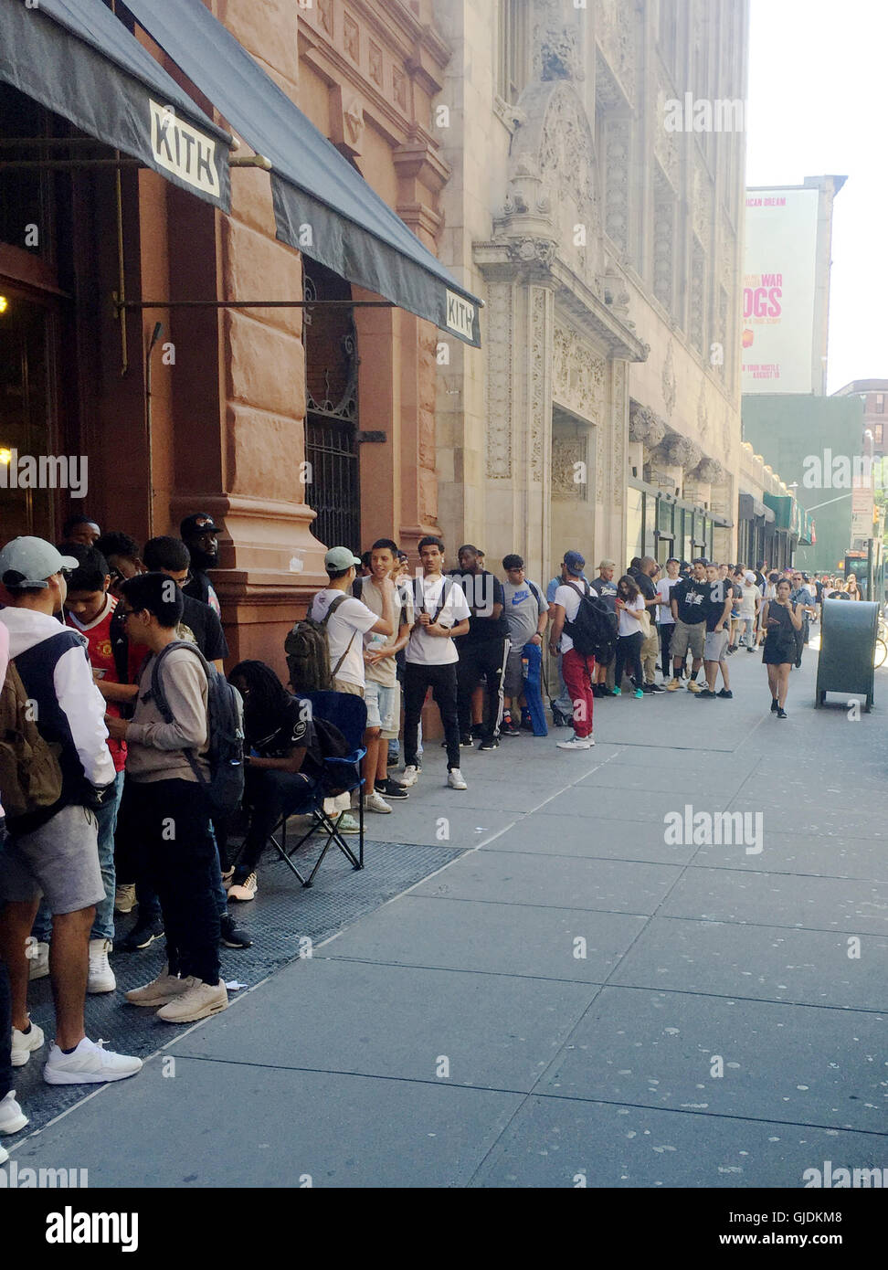 New York City, USA. 04th Aug, 2016. So-called 'Sneakerheads', fans of ...