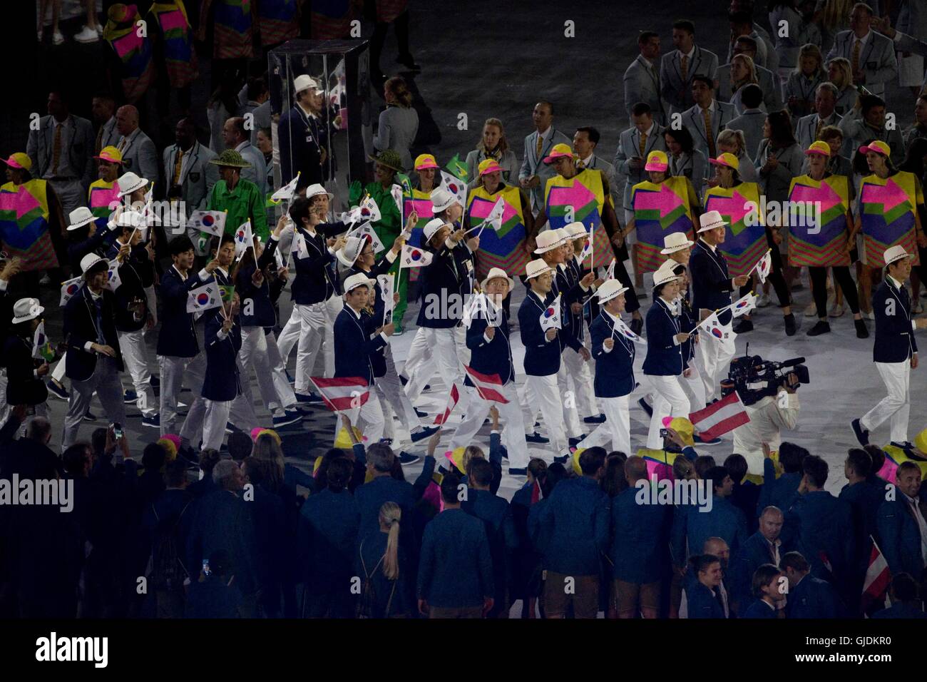 Olympics opening ceremony 2016 hi-res stock photography and images - Alamy
