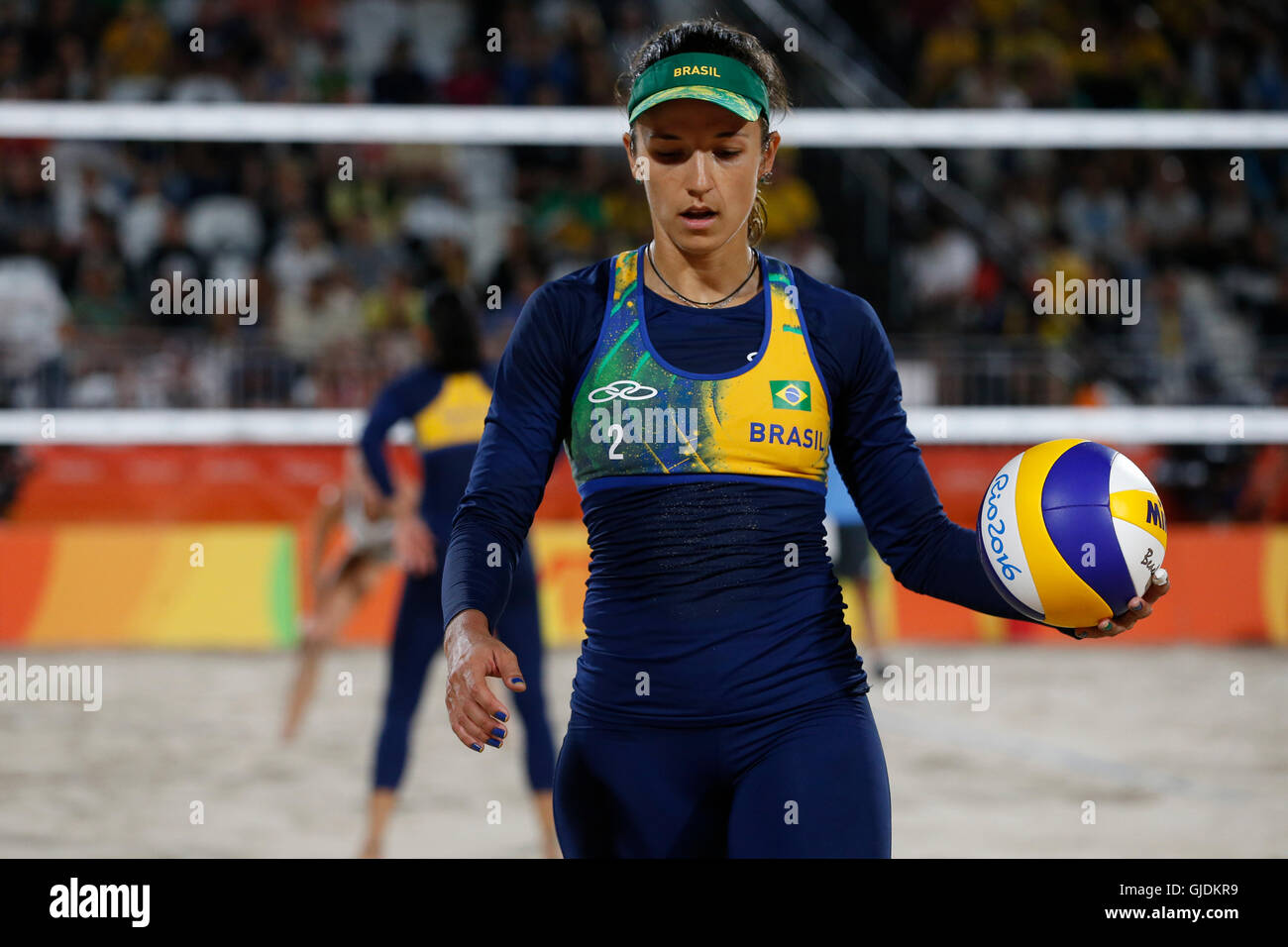 Rio de Janeiro, Brazil. 14th Aug, 2016. OLYMPICS 2016 BEACH VOLLEYBALL ...