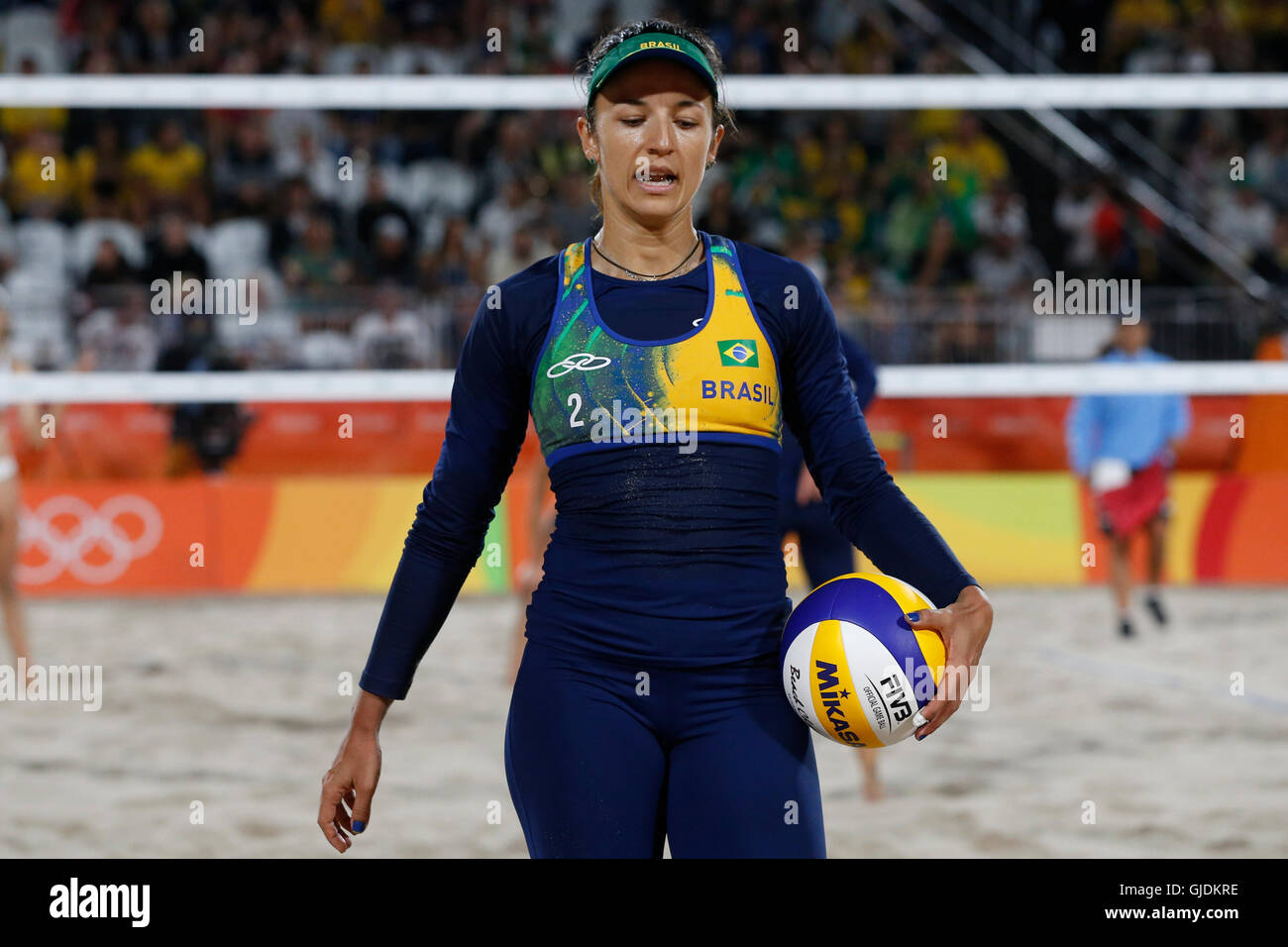 Rio de Janeiro, Brazil. 14th Aug, 2016. OLYMPICS 2016 BEACH VOLLEYBALL ...
