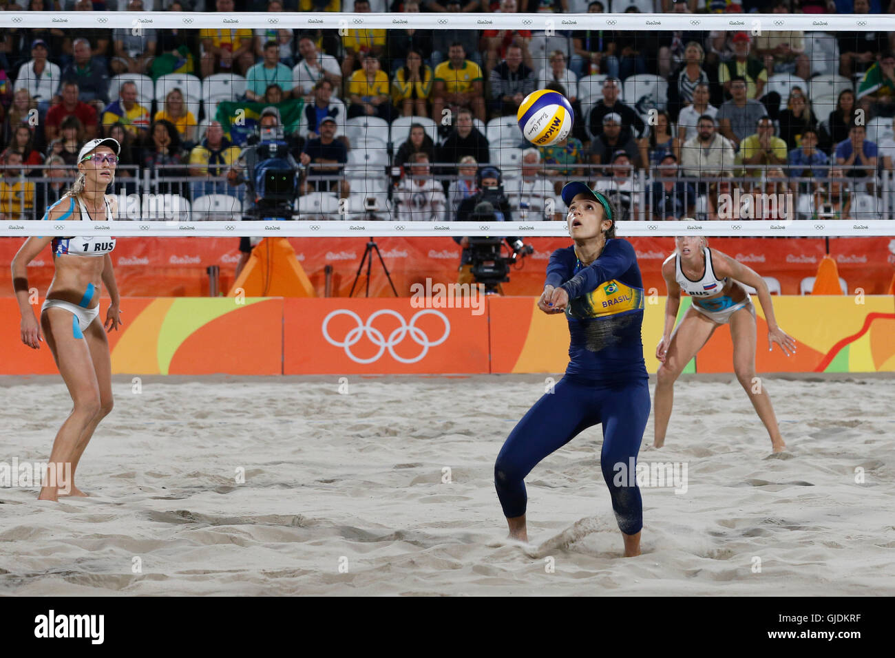Rio de Janeiro, Brazil. 14th Aug, 2016. OLYMPICS 2016 BEACH VOLLEYBALL ...