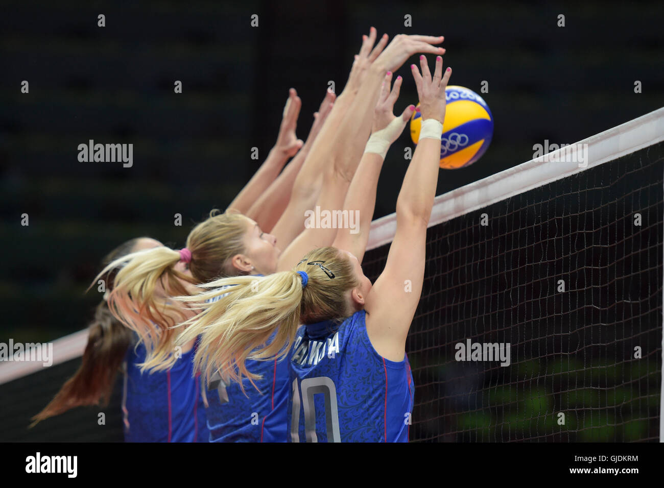 Rio de Janeiro, Brazil. 14th Aug, 2016. 2016 VOLLEYBALL OLYMPICS ...
