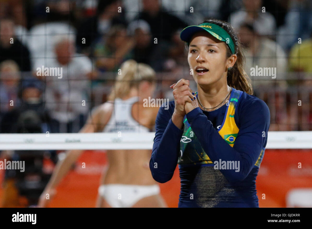 Rio de Janeiro, Brazil. 14th Aug, 2016. OLYMPICS 2016 BEACH VOLLEYBALL ...