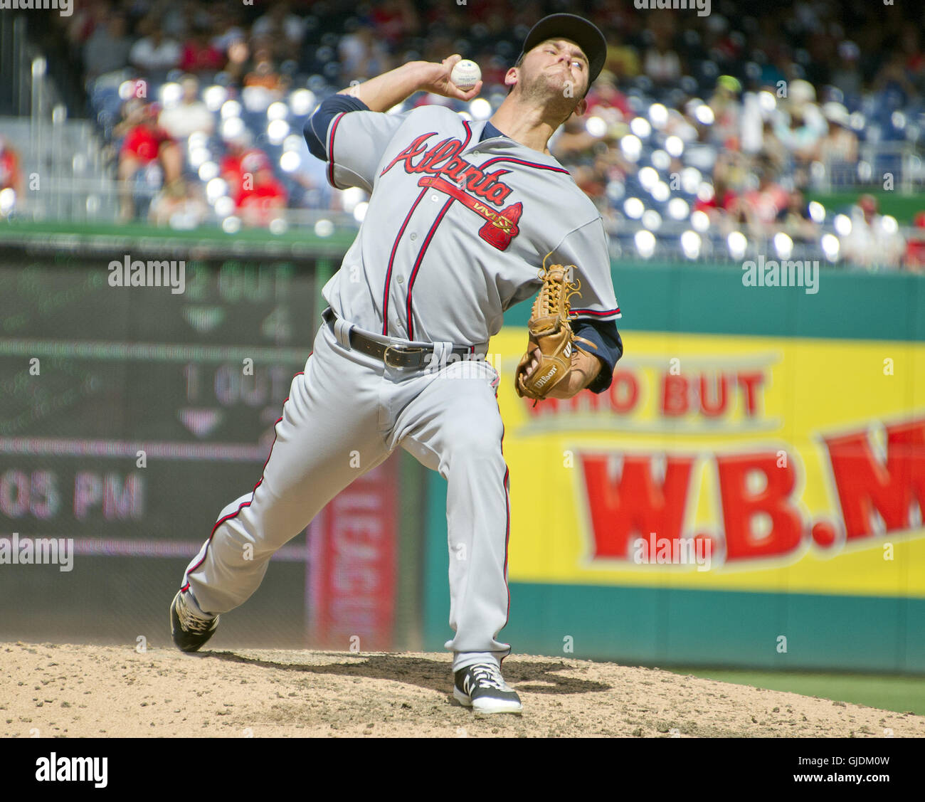 Washington, District of Columbia, USA. 14th Aug, 2016. Atlanta Braves ...