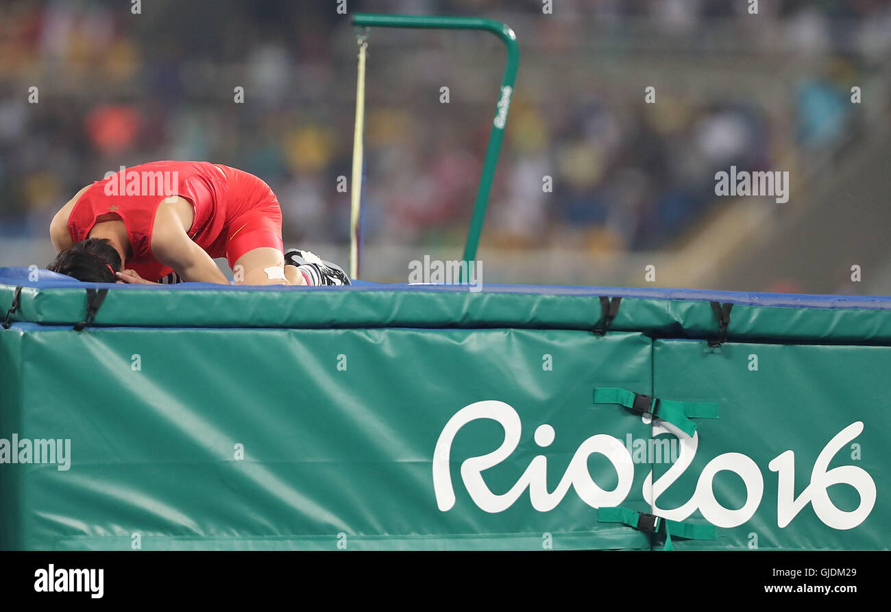 Rio De Janeiro, Brazil. 14th Aug, 2016. China's Zhang Guowei competes ...
