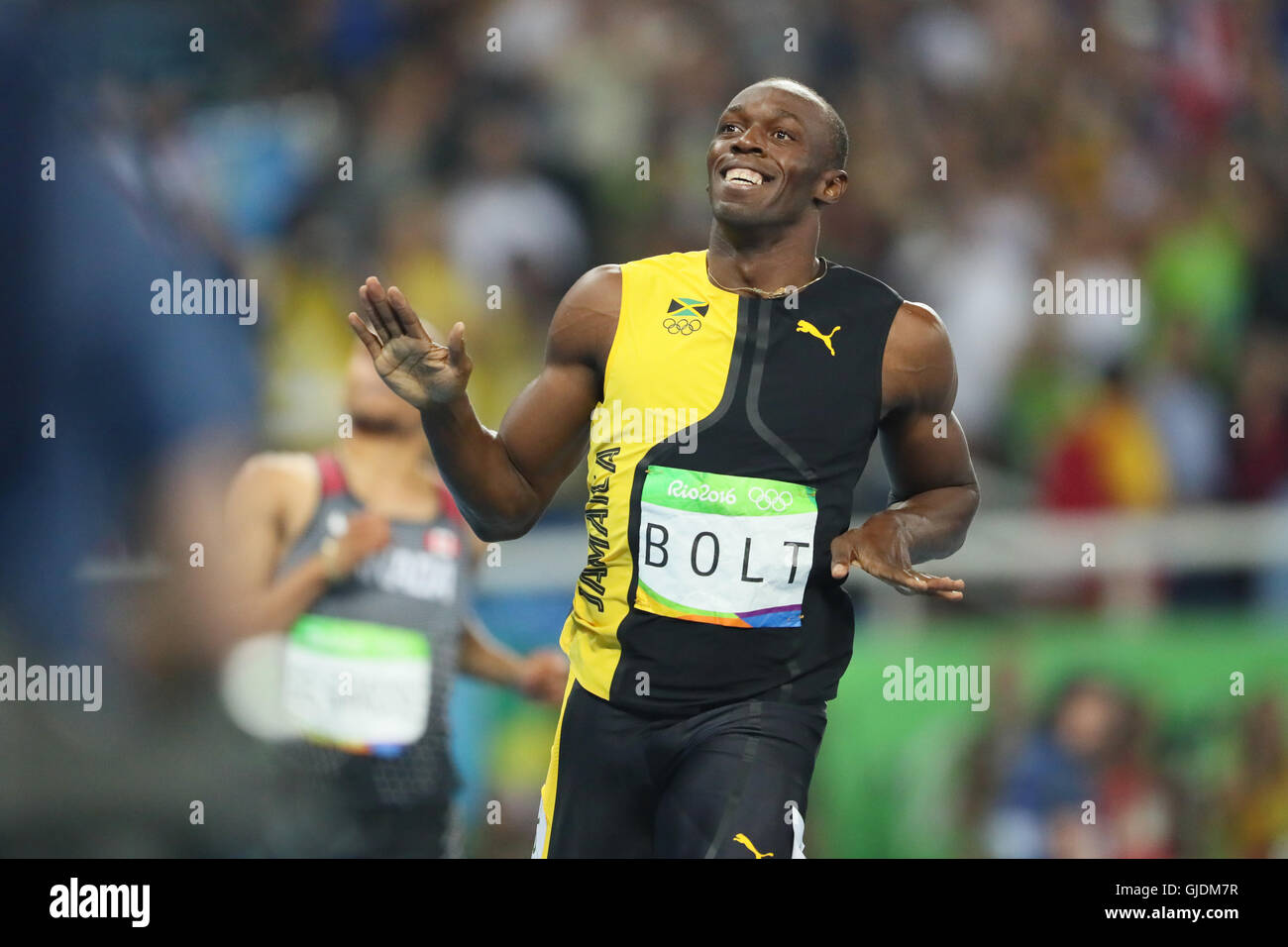 Usain bolt pose olympics hi-res stock photography and images - Alamy