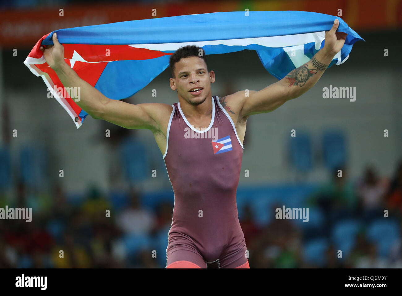 Rio de Janeiro, Brazil. 14th Aug, 2016. Ismael Borrero Molina (CUB ...