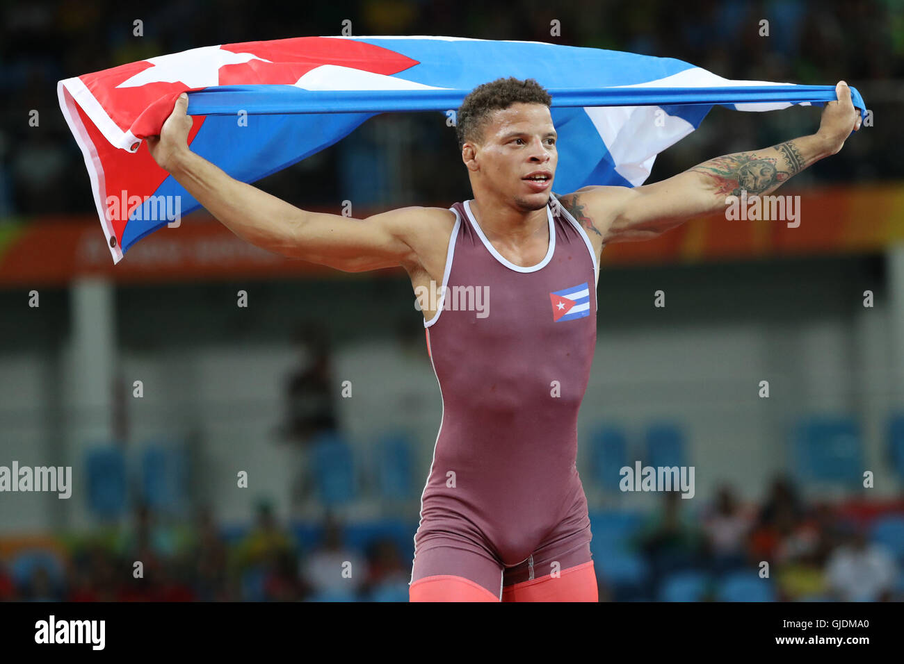 Rio de Janeiro, Brazil. 14th Aug, 2016. Ismael Borrero Molina (CUB ...