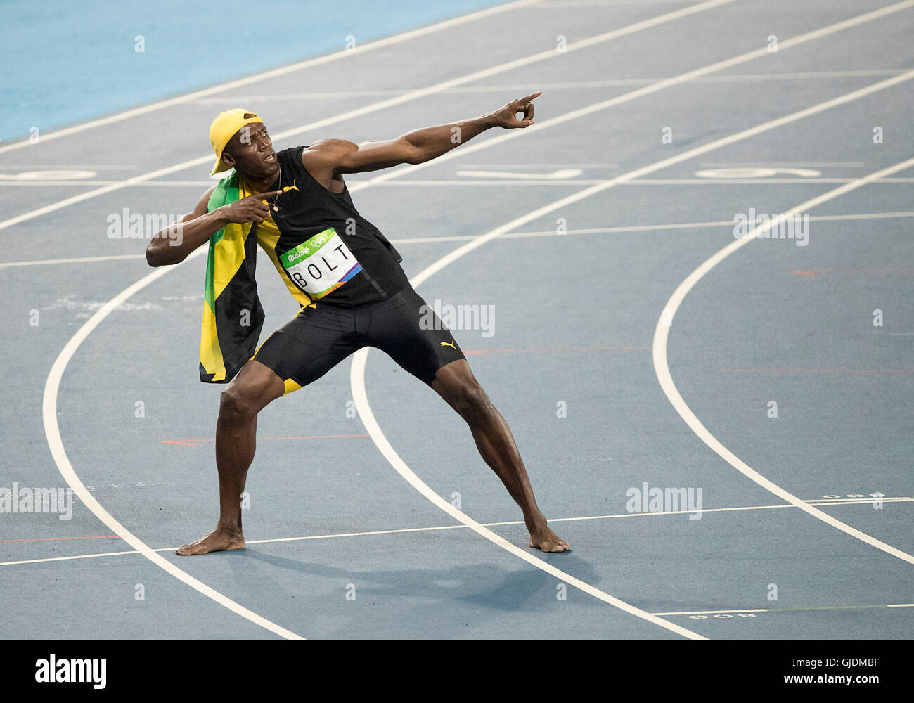 Rio de Janeiro, RJ, Brazil. 14th Aug, 2016. OLYMPICS ATHLETICS: Usain ...