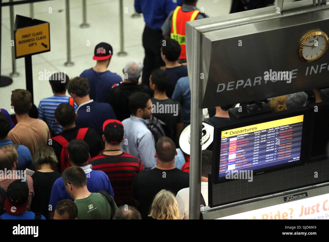 Jfk airport security hi-res stock photography and images - Alamy