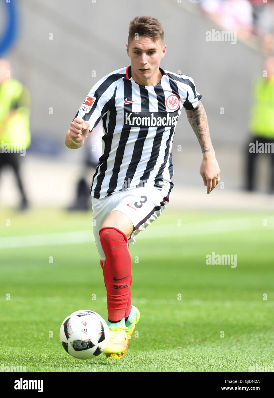 Frankfurt's Guillermo Varela in action during the soccer test match ...